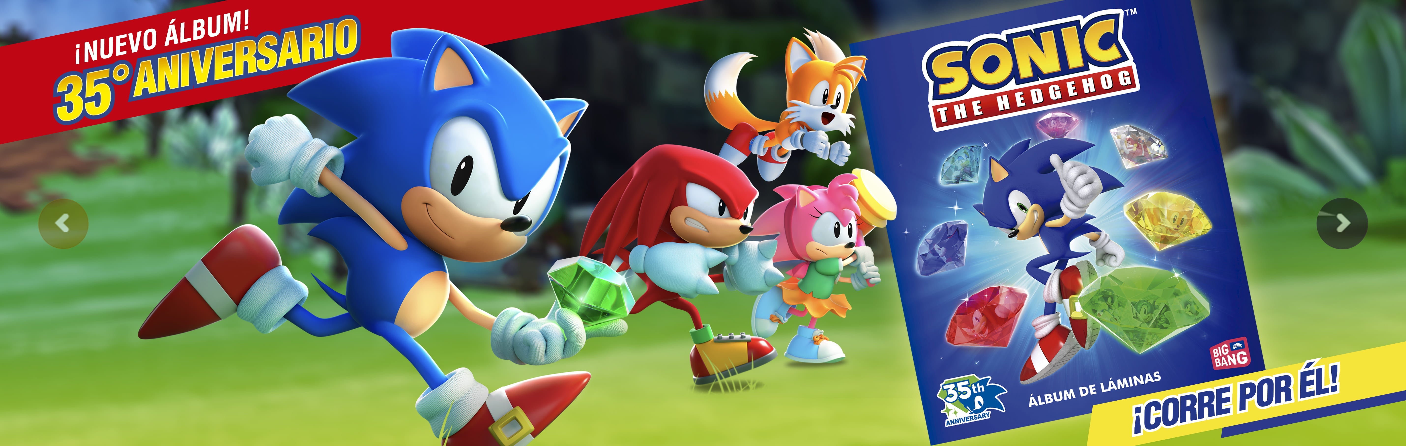 Álbum Sonic "The Hedgehog" 35° Aniversario (2025) – Big Bang Copag